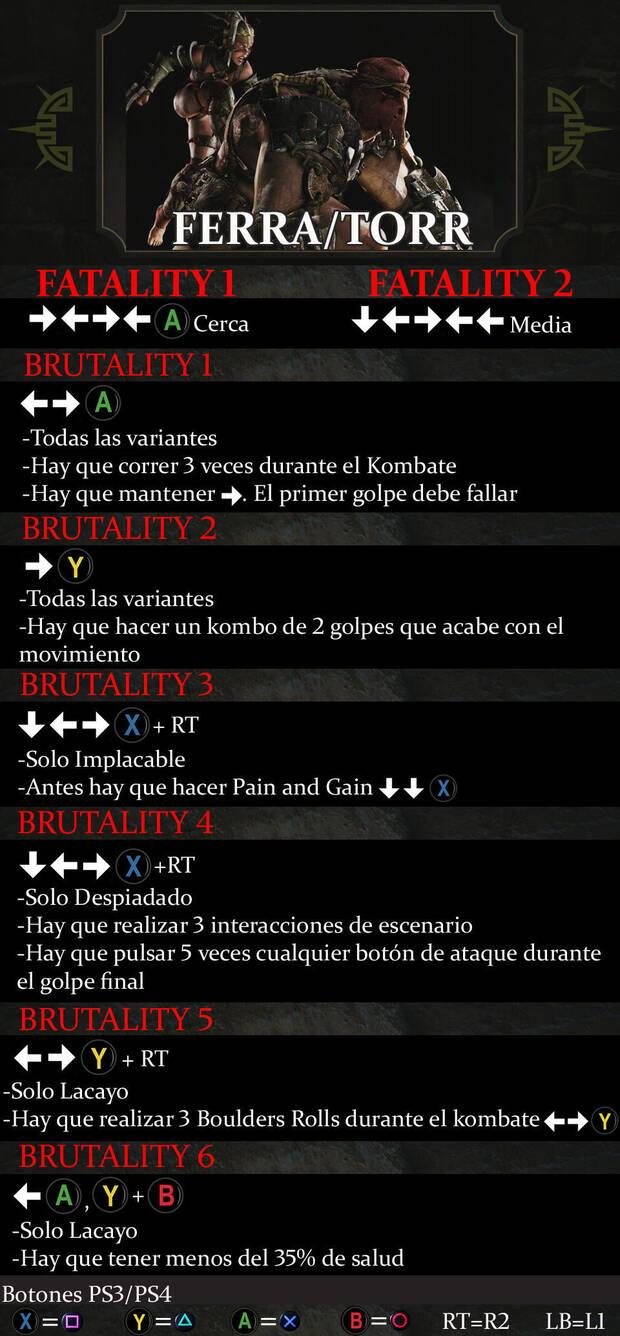 Ferra / Torr Mortal Kombat X - Guía