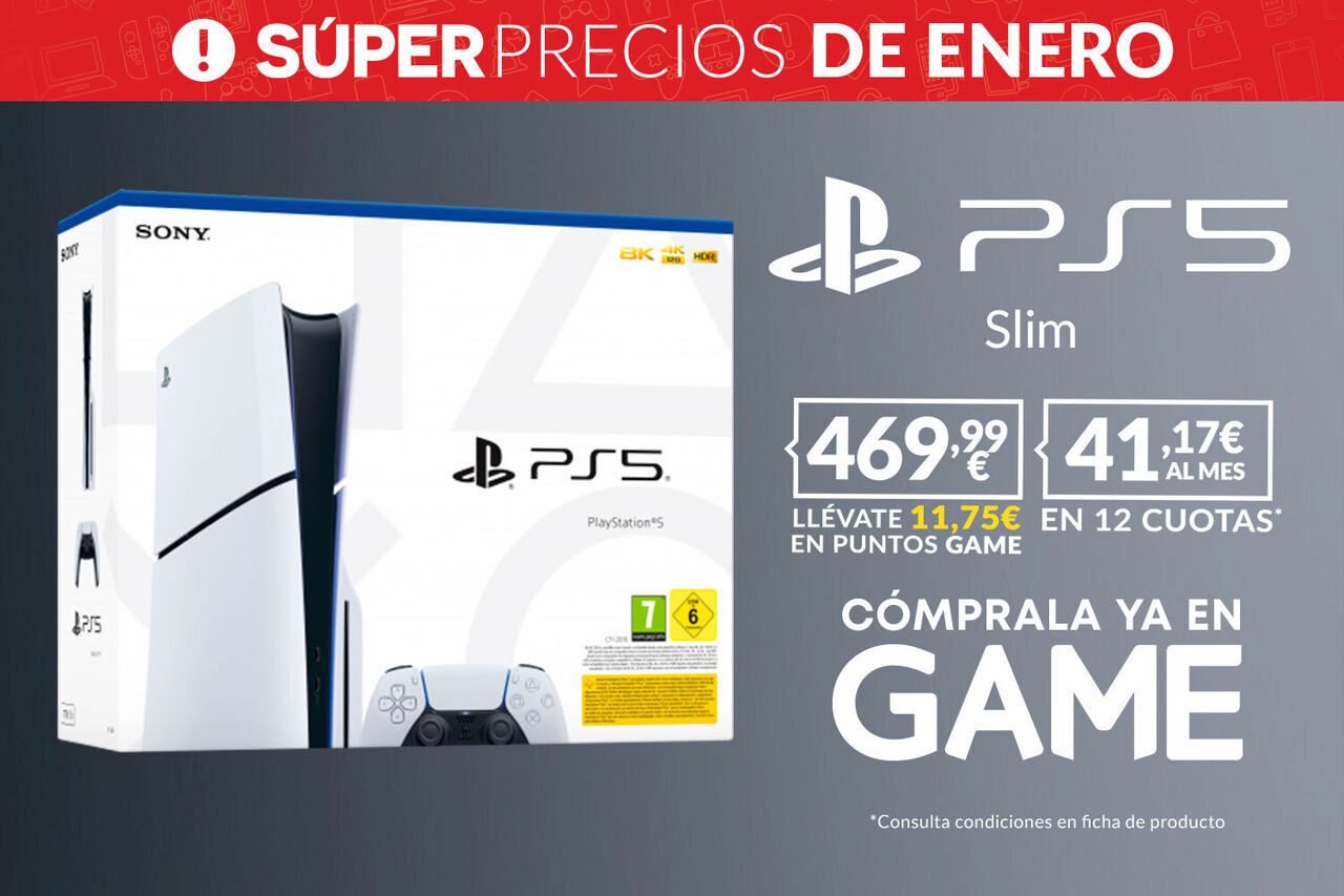 Consigue tu PS5 Slim por 469,99 € en GAME, o 269,99 € con el Plan ...