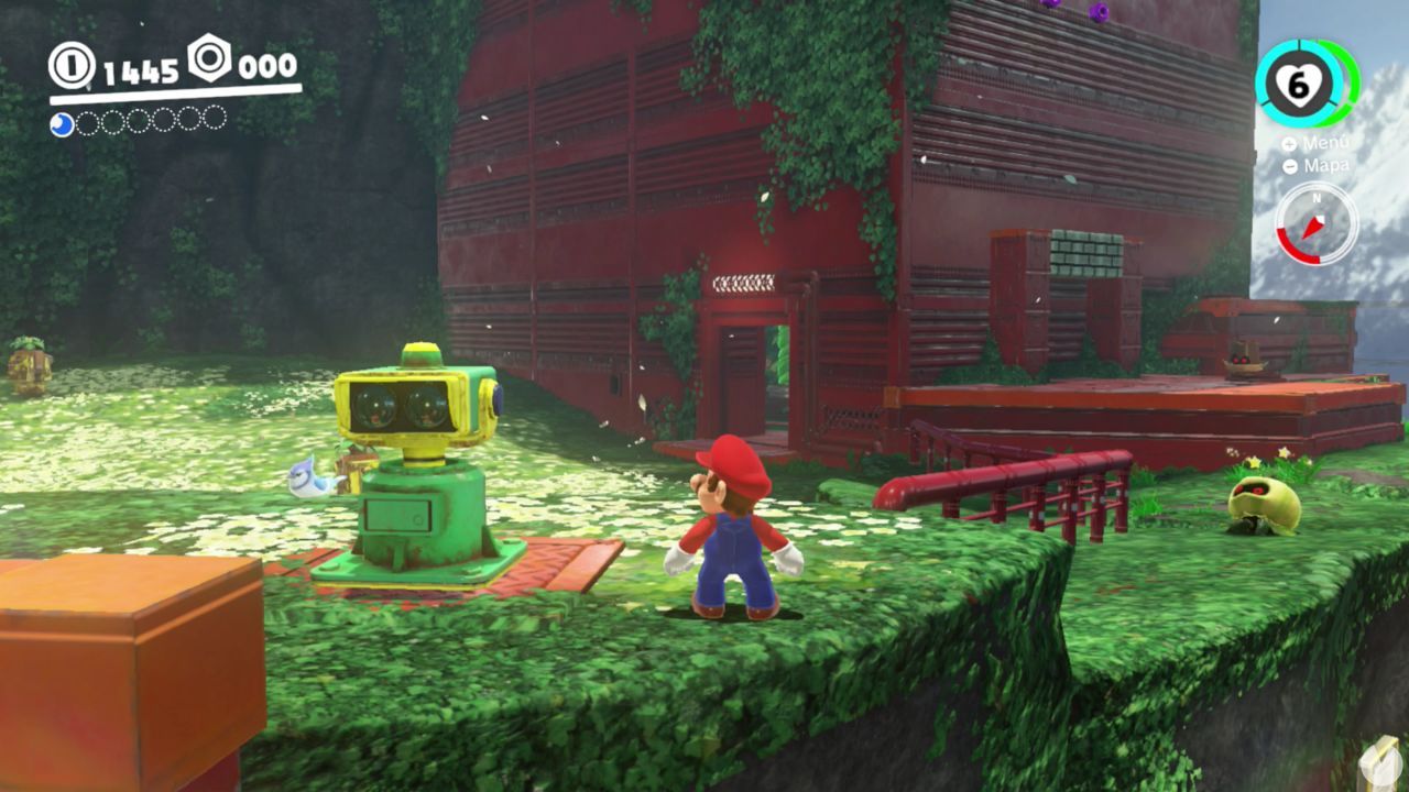 Reino Arbolado en Super Mario Odyssey: Energilunas y secretos