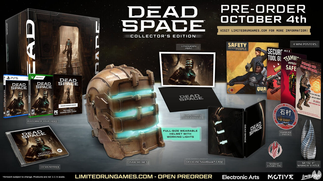 Así es la edición coleccionista de Dead Space Remake con casco de Isaac ...
