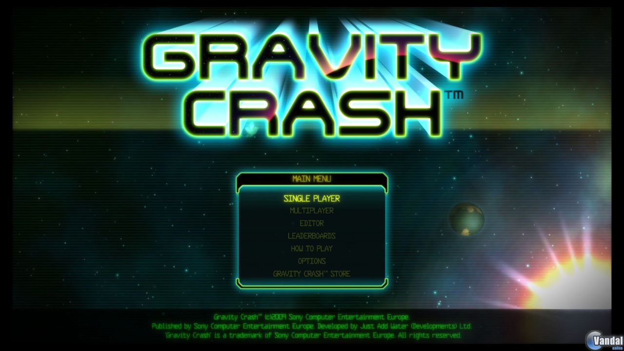 Gravity Crash PSN - Videojuego (PS3 y PSP) - Vandal