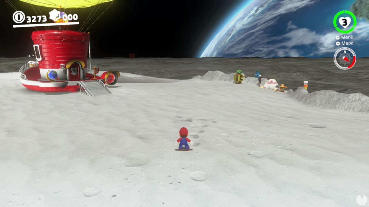 Reino Luna en Super Mario Odyssey: Energilunas y secretos