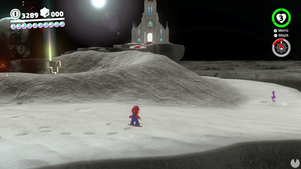 Reino Luna en Super Mario Odyssey: Energilunas y secretos