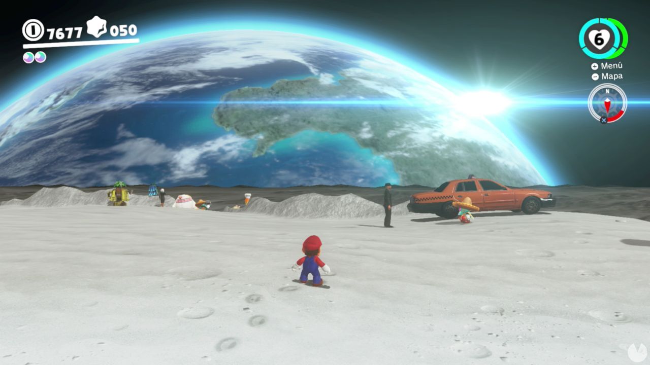 Reino Luna en Super Mario Odyssey: Energilunas y secretos