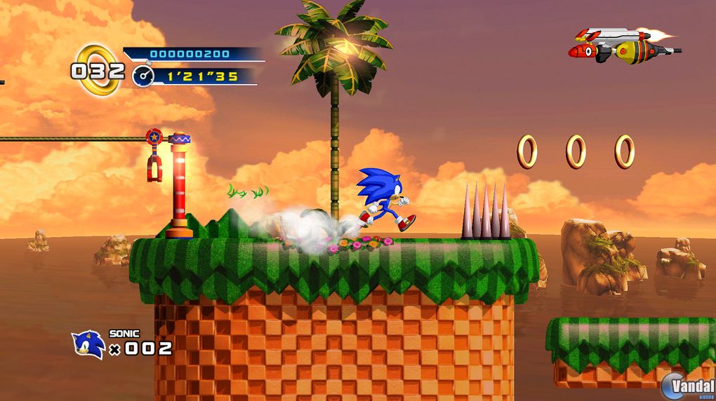 Sonic the Hedgehog 4: Episode 1 - Videojuego (PC, PS3, Wii, Xbox 360 y Android) - Vandal