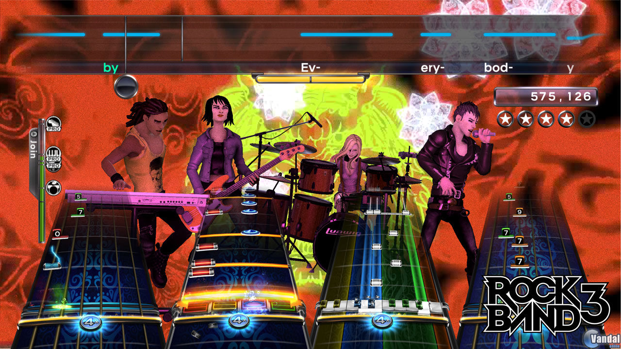 Rock Band 3 - Videojuego (PS3, Xbox 360, Wii y NDS) - Vandal