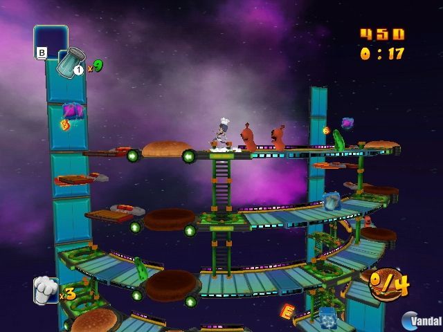 BurgerTime: World Tour WiiW - Videojuego (Wii) - Vandal