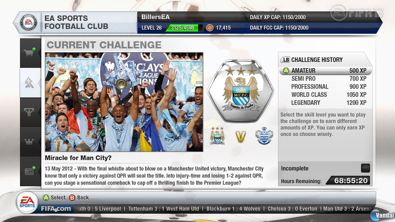 FIFA 13 - Videojuego (PS3, Xbox 360, Wii U, PC, PSVITA, Nintendo 3DS ...