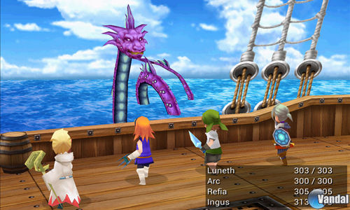 Final Fantasy III - Videojuego (NDS, PSP, iPhone, PC, Wii y Android ...
