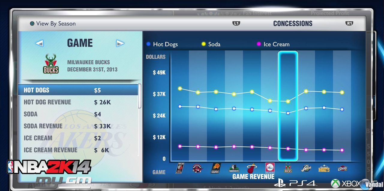 NBA 2K14 - Videojuego (PS3, PS4, Xbox 360, Xbox One y PC) - Vandal