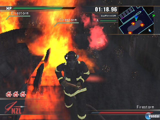 FireFighter F.D.18 - Videojuego (PS2) - Vandal