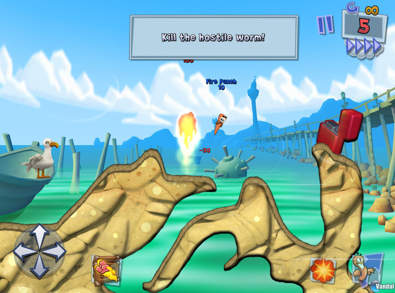 Worms 3 - Videojuego (iPhone) - Vandal