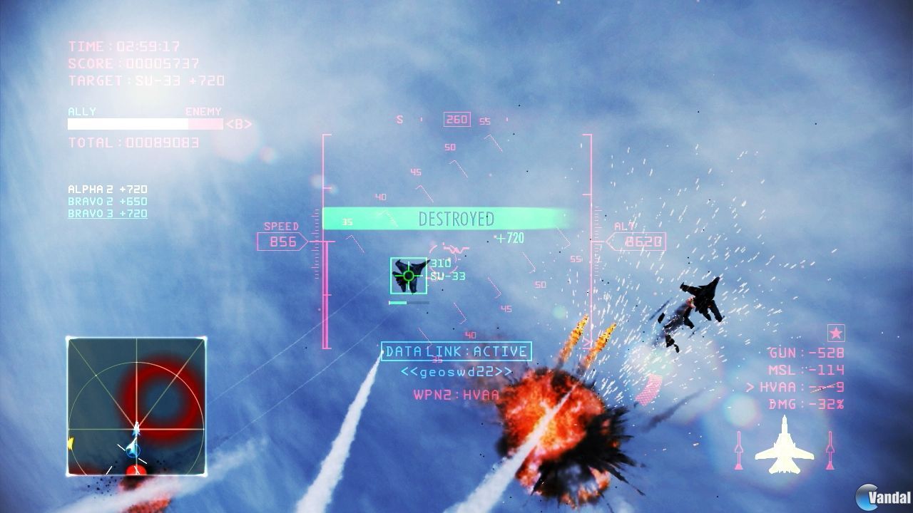 Ace Combat Infinity PSN - Videojuego (PS3) - Vandal