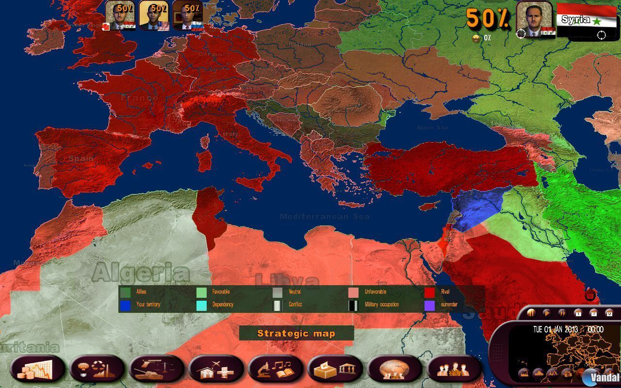 Masters of the World - Geopolitical Simulator 3 - Videojuego (PC) - Vandal