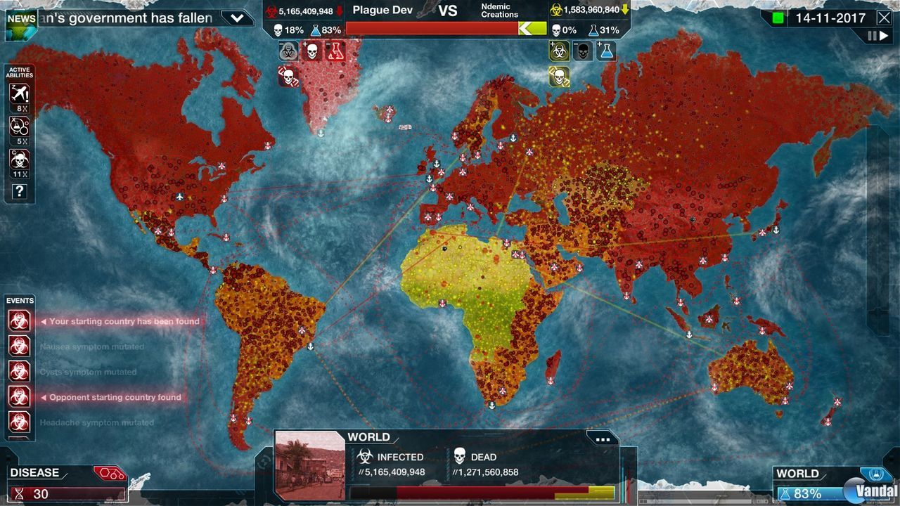 Plague Inc: Evolved - Videojuego (PC, Xbox One, PS4 y Switch) - Vandal