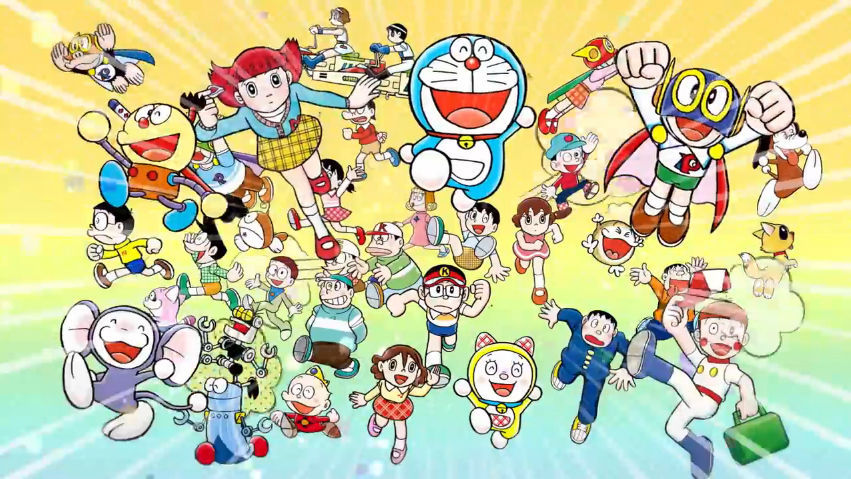 Fujiko F Fujio Characters Daishuugou Sf Dotabata Party Videojuego Nintendo 3ds Y Wii U