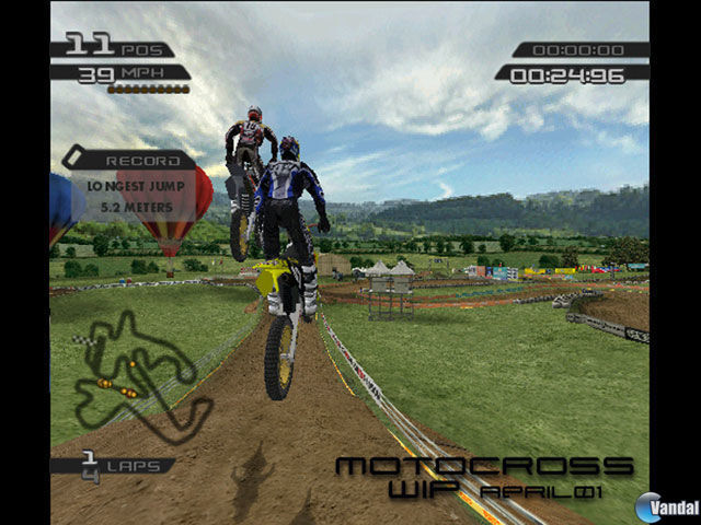 MX Rider - Videojuego (PS2) - Vandal