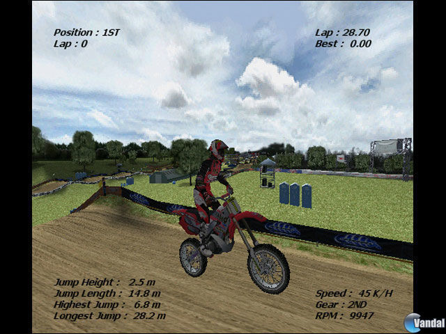 MX Rider - Videojuego (PS2) - Vandal