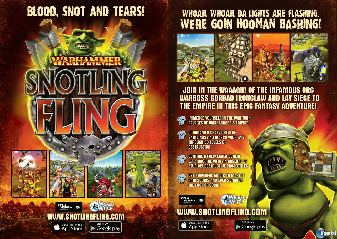 Warhammer: Snotling Fling - Videojuego (Android y iPhone) - Vandal