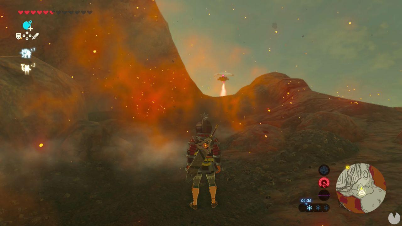 Vah Rudania, bestia divina del fuego - Zelda: Breath of the Wild