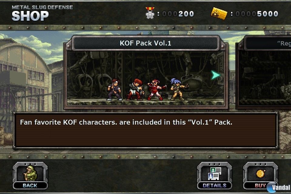 Metal Slug Defense - Videojuego (PC y Android) - Vandal
