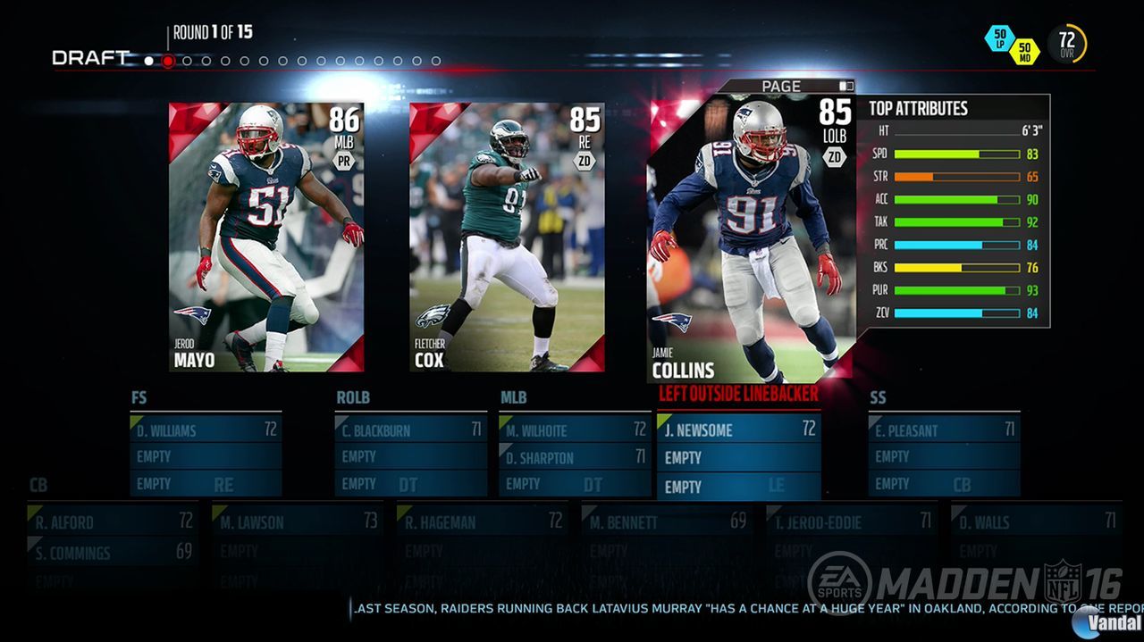 Madden NFL 16 - Videojuego (PS4, PS3, Xbox 360 y Xbox One) - Vandal