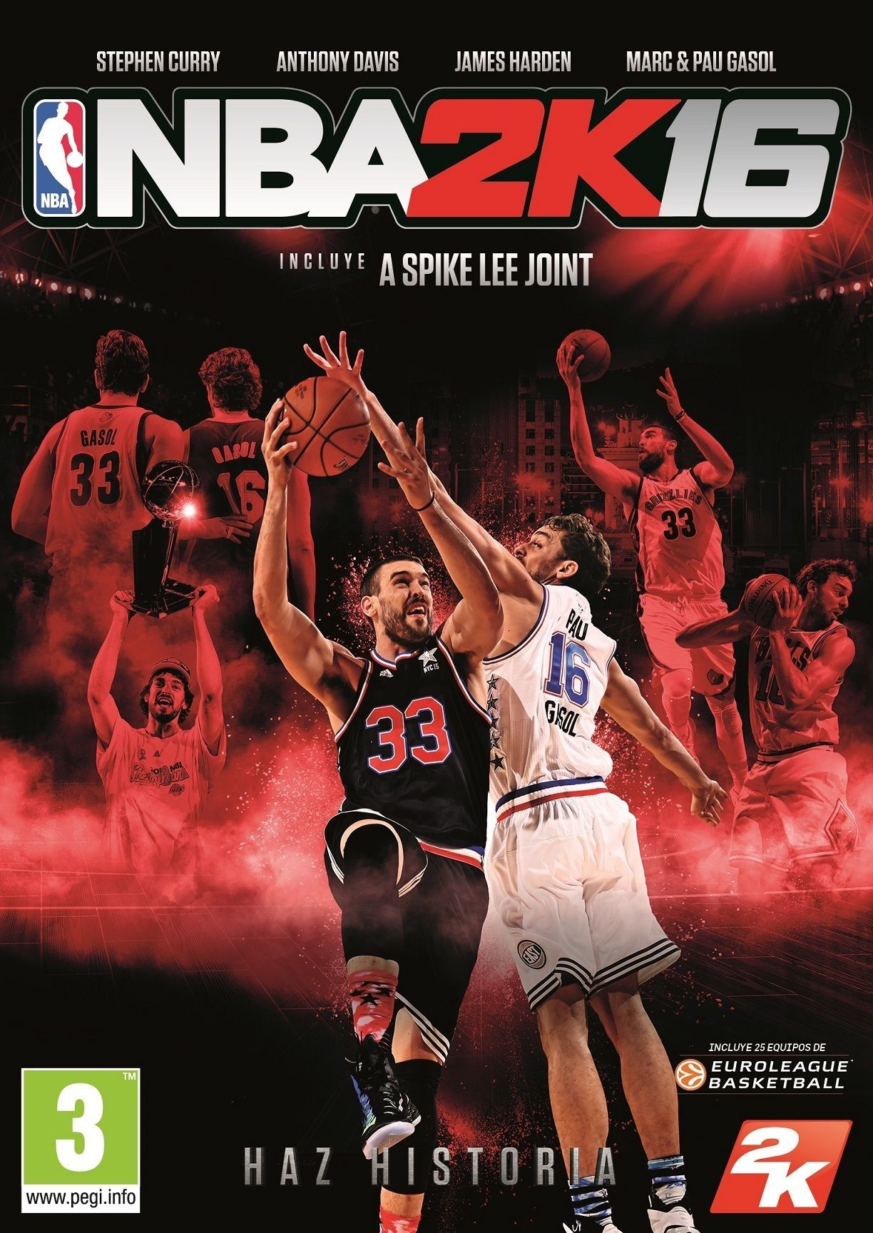 NBA 2K16 - Videojuego (PS4, PC, PS3, Xbox One, Xbox 360, Android y ...
