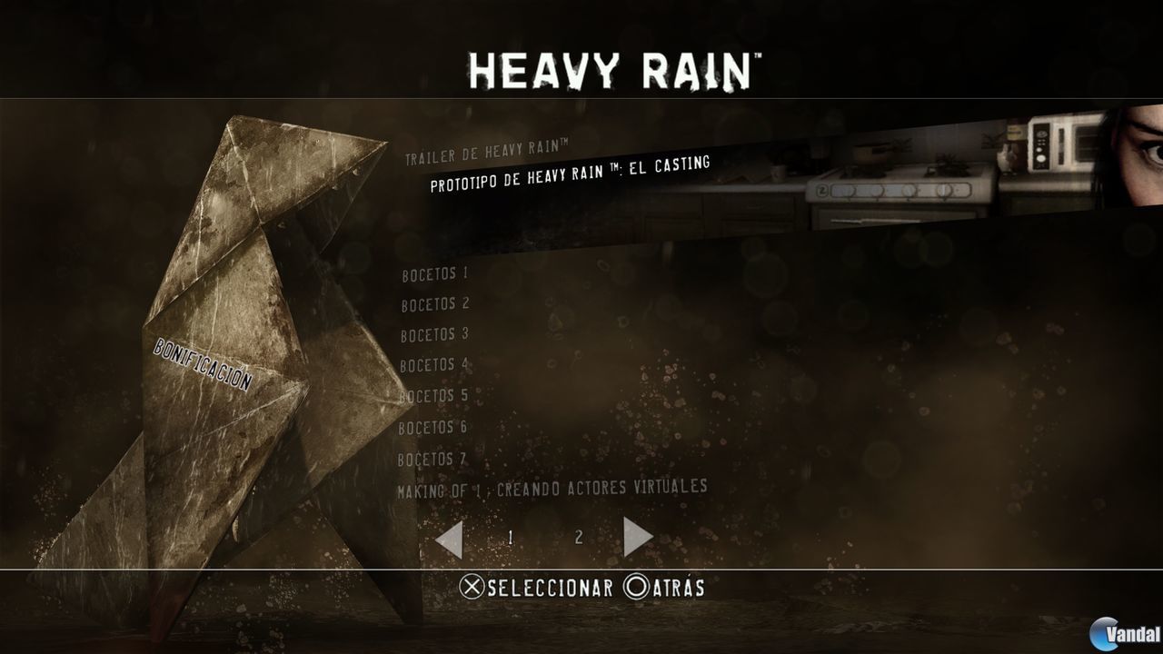Heavy Rain - Videojuego (PS3, PS4 y PC) - Vandal