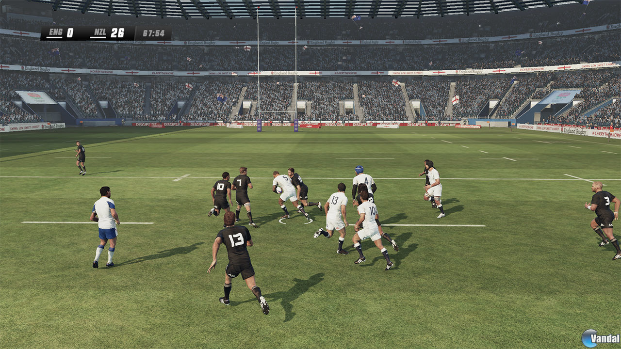 Rugby Challenge 3 - Videojuego (PS4, Xbox 360, Xbox One, PC y PS3) - Vandal