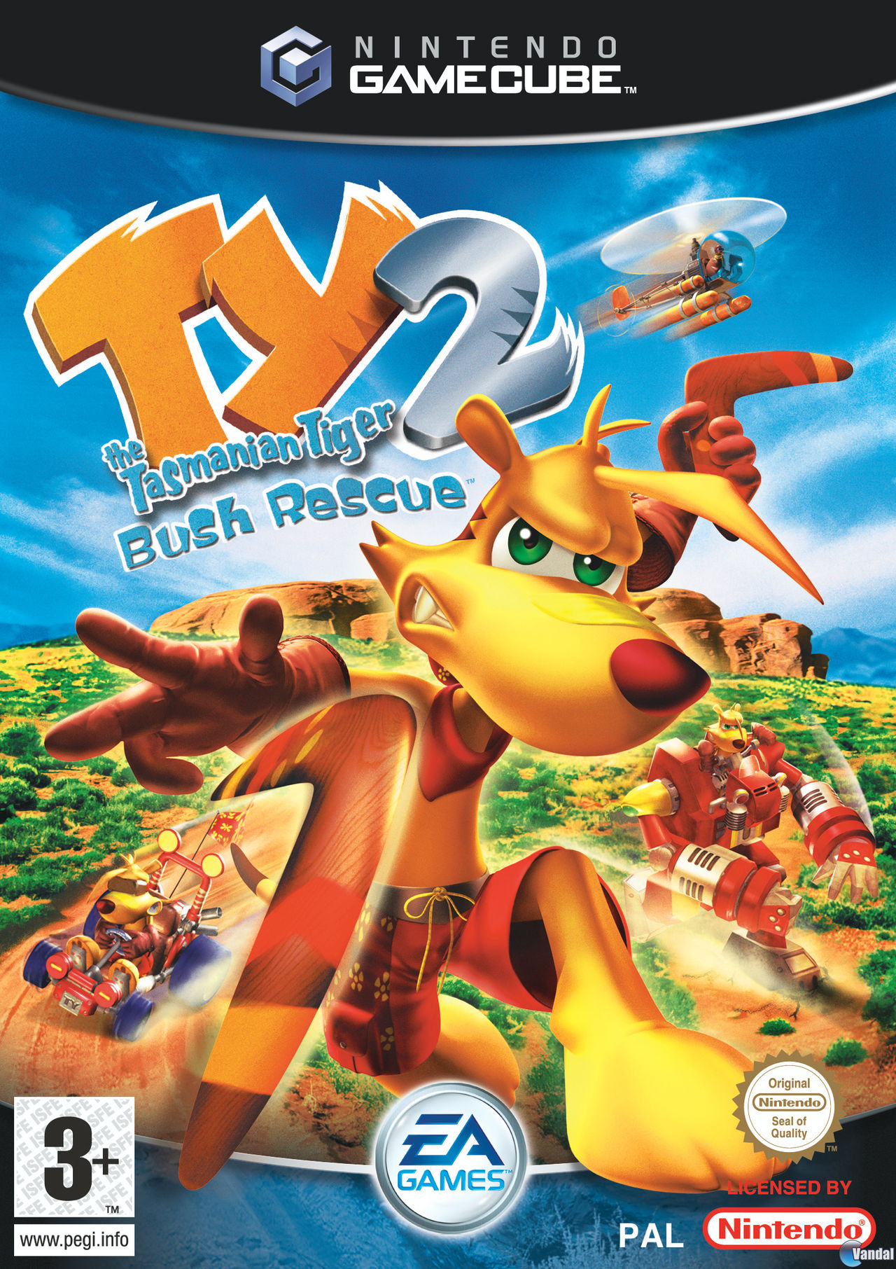 Ty The Tasmanian Tiger 2 - Videojuego (PS2, GameCube, Xbox y Game Boy ...