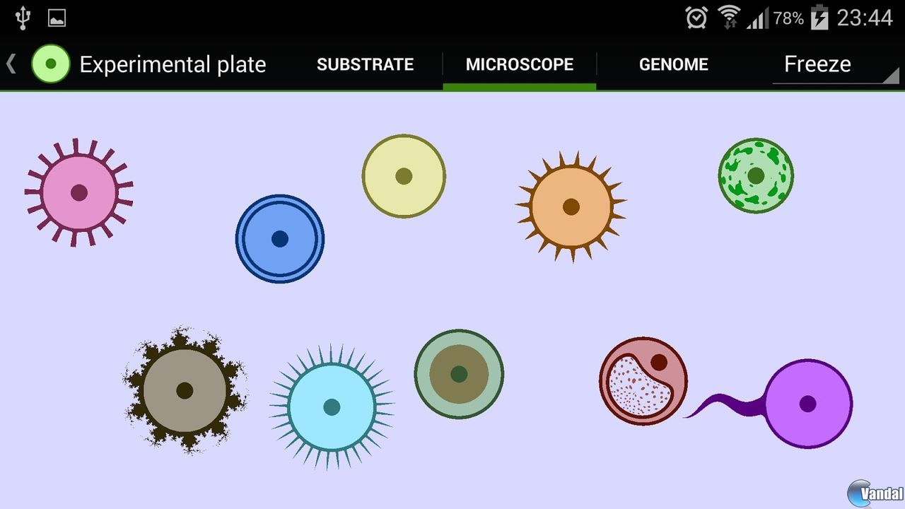 Cell Lab: Evolution Sandbox - Videojuego (Android) - Vandal