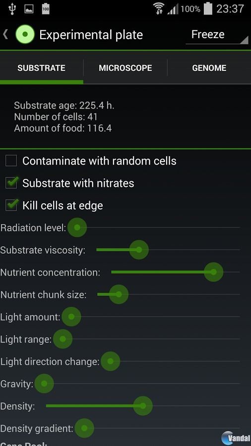 Cell Lab: Evolution Sandbox - Videojuego (Android) - Vandal