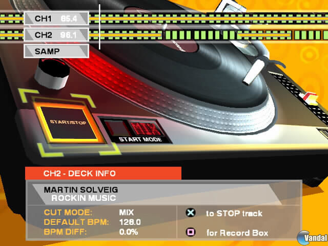 DJ - Decks & FX - Videojuego (PS2) - Vandal