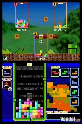 Tetris DS - Videojuego (NDS) - Vandal