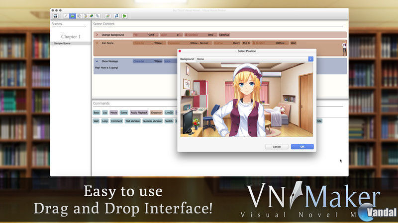 Visual Novel Maker - Videojuego (PC) - Vandal