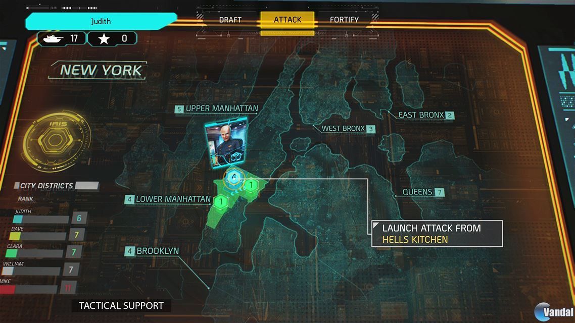 Risk: Urban Assault - Videojuego (PS4, Xbox One, PS3 y Xbox 360) - Vandal