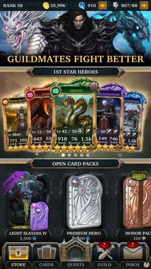 Legendary: Game of Heroes - Videojuego (Android) - Vandal