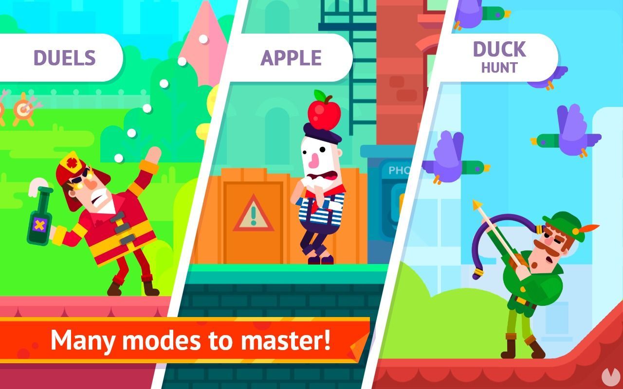 Bowmasters - Videojuego (Android y iPhone) - Vandal
