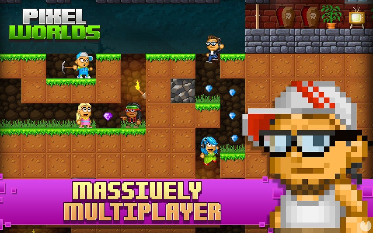 Pixel Worlds - Videojuego (PC y Android) - Vandal