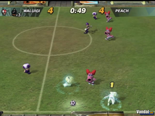 Mario Smash Football - Videojuego (GameCube) - Vandal