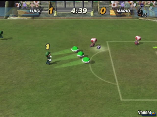 Mario Smash Football - Videojuego (GameCube) - Vandal