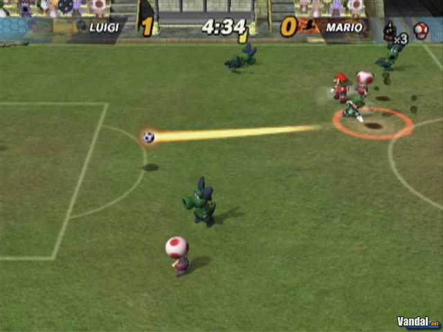 Mario Smash Football - Videojuego (GameCube) - Vandal