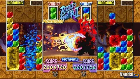 Capcom Puzzle World - Videojuego (PSP) - Vandal