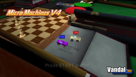 Micro Machines V4 - Videojuego (PS2, PC, PSP y NDS) - Vandal