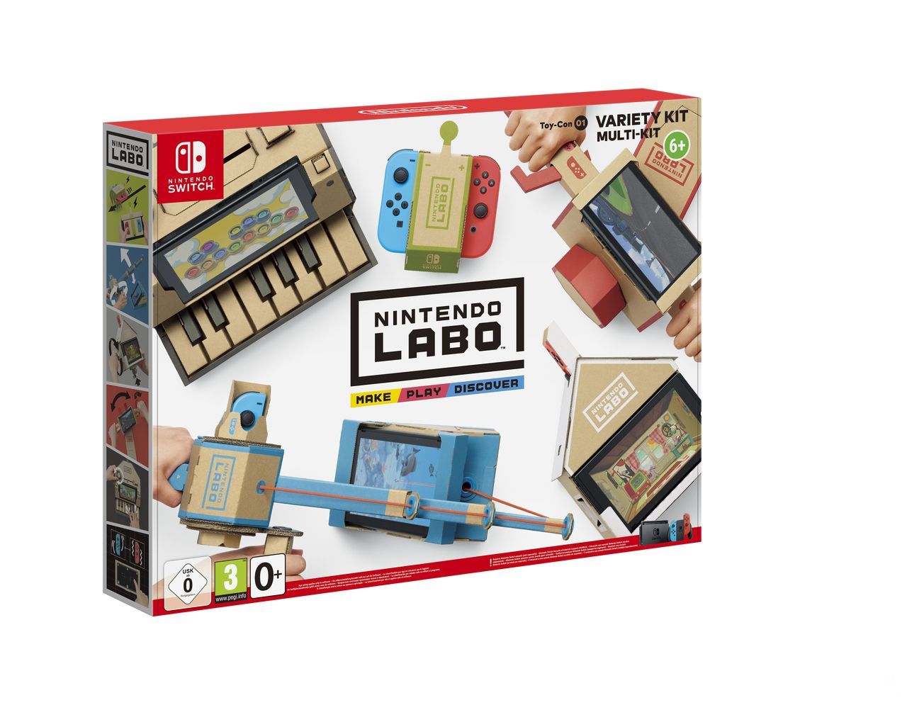 Nintendo Labo Toy-Con 01 - Kit Variado - Videojuego (Switch) - Vandal