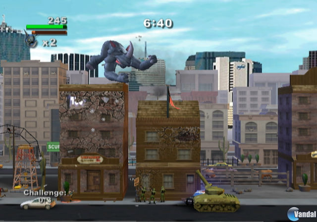 Rampage: Total Destruction - Videojuego (PS2, GameCube y Wii) - Vandal