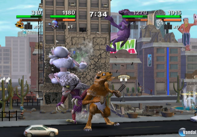 Rampage: Total Destruction - Videojuego (PS2, GameCube y Wii) - Vandal