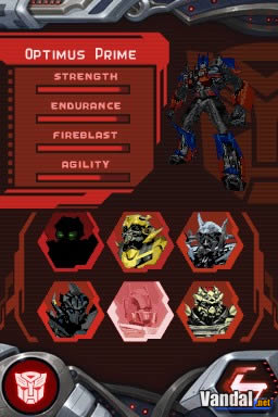 Transformers: The Game Autobots & Decepticons - Videojuego (NDS) - Vandal
