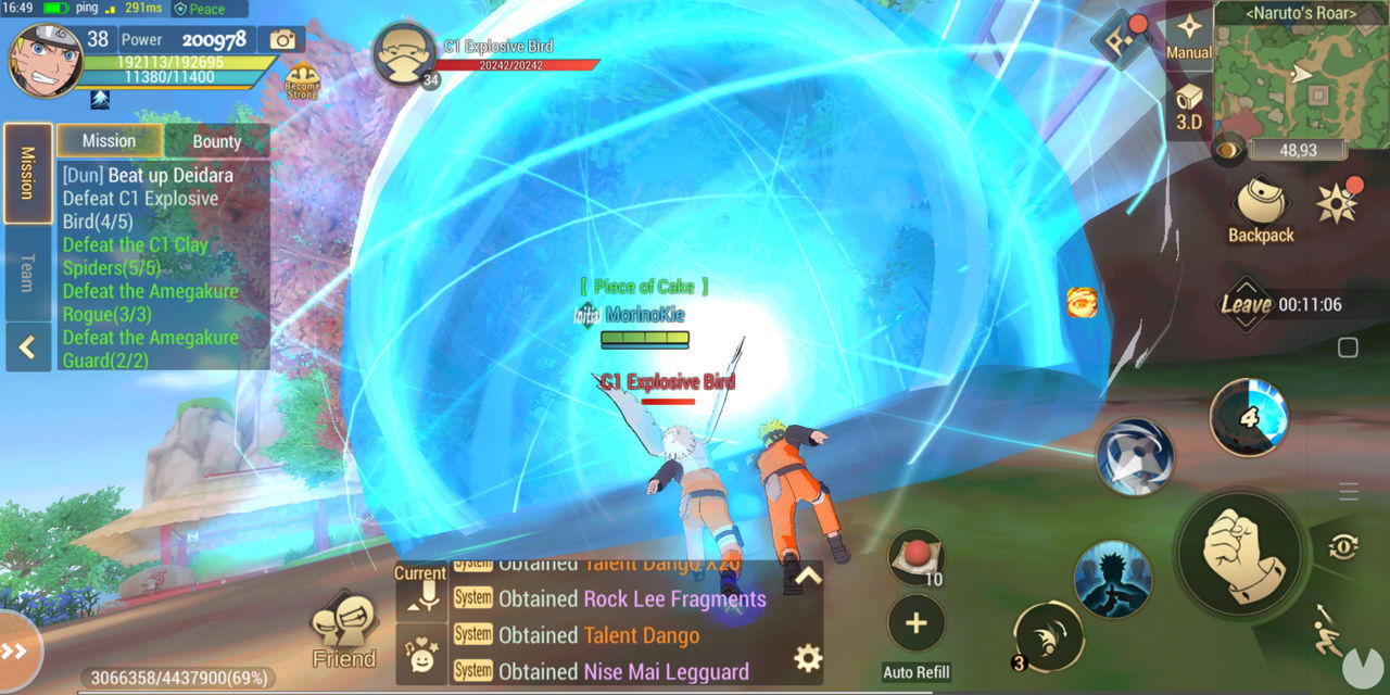 Naruto: Slugfest - Videojuego (Android) - Vandal