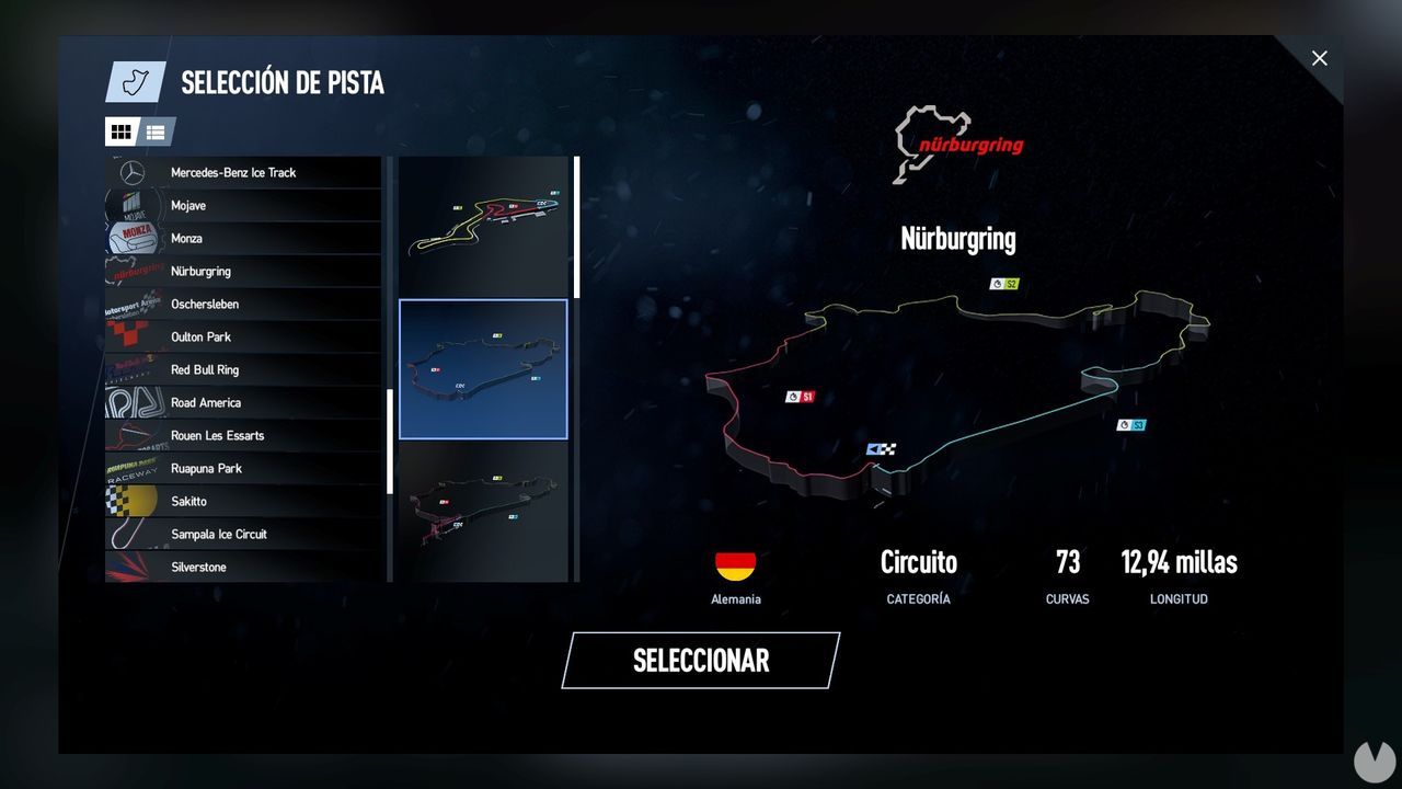 Todos los circuitos y pistas de Project Cars 2